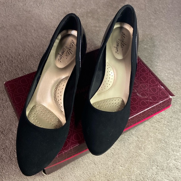 dexflex comfort | Shoes | Black Dexflex Comfort 8 Mid Heel Pumps ...